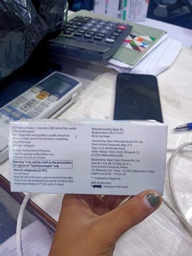 Zydus Eylea Aflibercept Injection Vial 40 Mg At ₹ 32000 Box In New Delhi Id 26510220212
