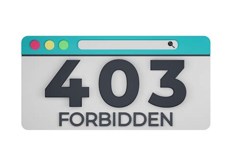 Four Hundred Three Forbidden Status Code With Transparent