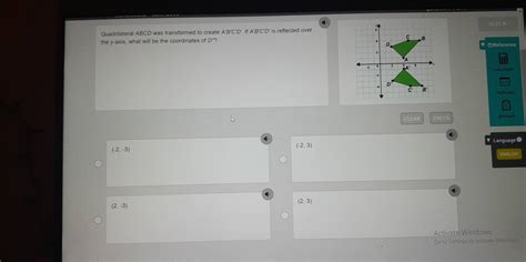 Solved Net》 Quadrilateral Abcd Was Transformed To Create Abcd If