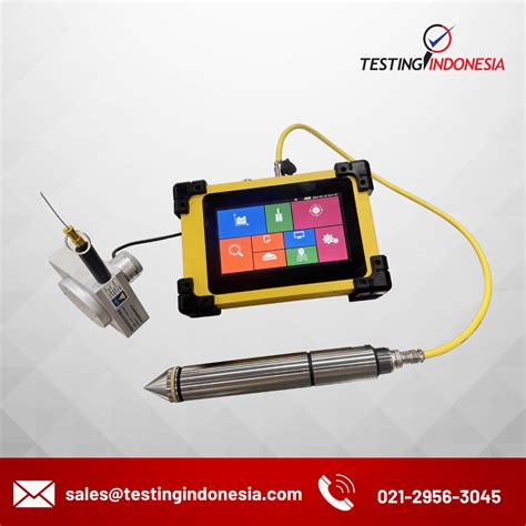 Cone Penetration Testing Cptu Machine 10 Ton Static Penetration Test With Water Pressure