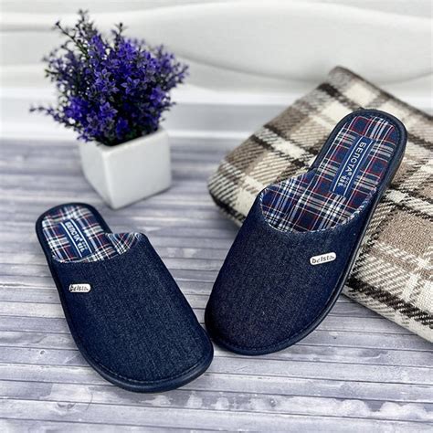 Домашні тапочки жіночі закриті Belsta Е 001 71 розмір 37 Сині 23 5 см Оригинальная обувь