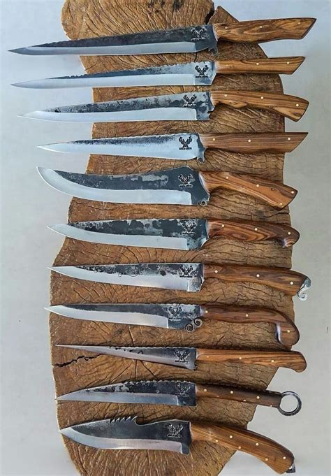 Hand Forged Knife Collection Unique Knives And Swords