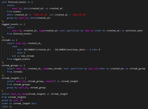 Sql Sqlchallenge Analytics Cte Businessimpact Prepvector