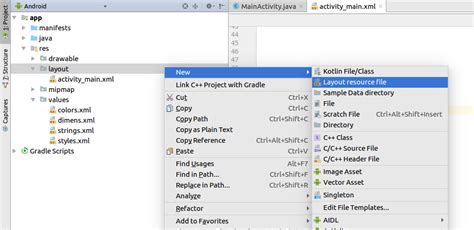 Android Studio Newly Created Directory Not Appearing In Folders View Stack Overflow