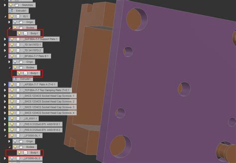 Solved Show Hide Not Showing After Inerting A Solidworks Group Of Components Autodesk Community