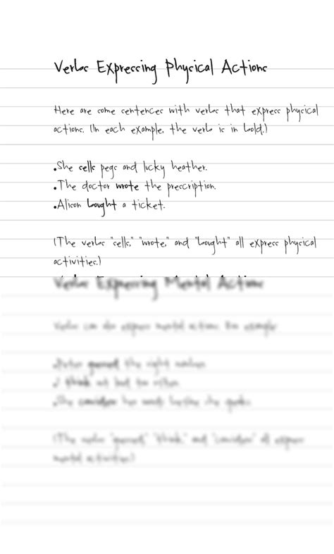 Solution What Are Verbs Examples Studypool