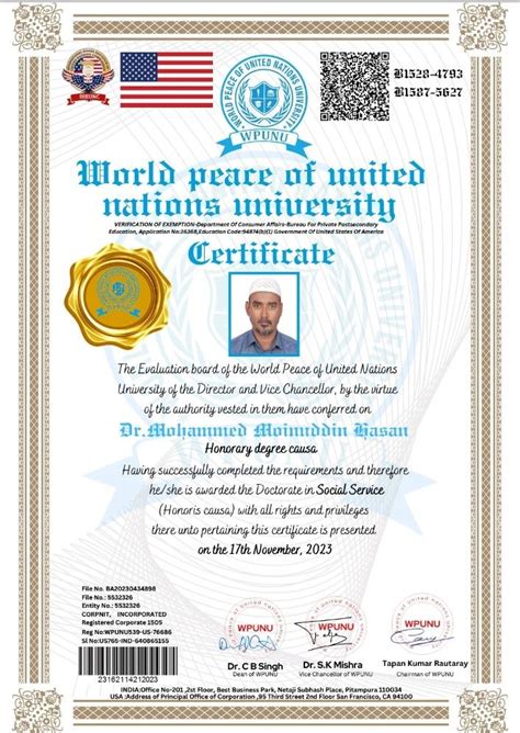 Recieved Phd Doctorate In Social Service Today Alhamdulillah Dr