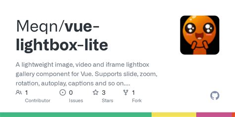 GitHub Meqn Vue Lightbox Lite A Lightweight Image Video And Iframe Lightbox Gallery