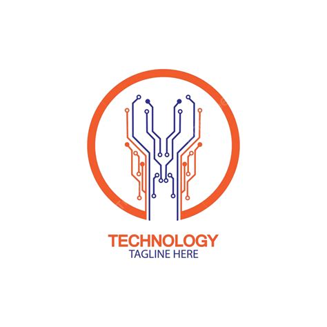 Circuit Technology Logo Vector Template Vector Data Logotype