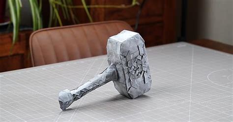 Here Is An Origami Mjølnir The Hammer Used By The Thunder God Thor