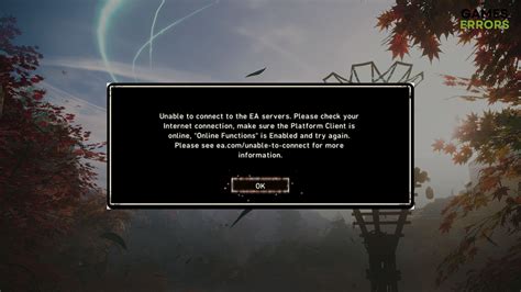 Wild Hearts Unable To Connect To Ea Servers Best Solutions