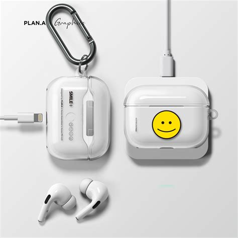 플래나 스마일 시리즈 에어팟 프로 Tpu 투명 케이스