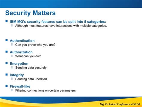 Securing Your Ibm Mq Environment Ppt