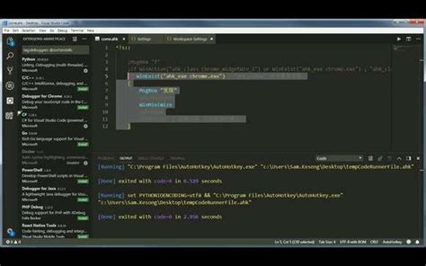 Autohotkeyvs Code之运行代码 知乎