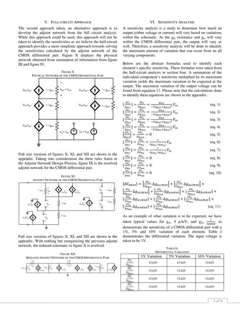 Adjoint Network Analysis Of A Cmos Differential Pair Pdf