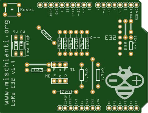 LoRa E32 Series Device ArduinoUNO Shield RF 8km Range Share Project PCBWay