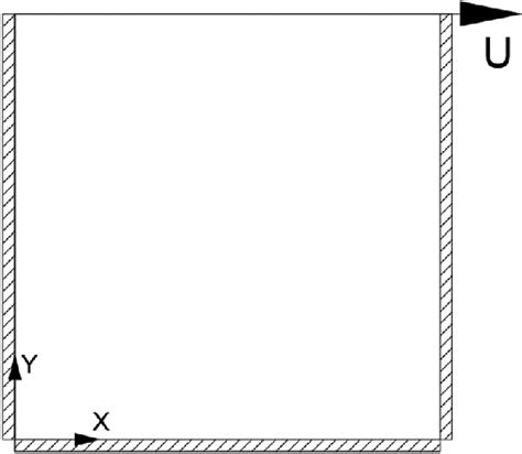 The Model Of The Two Dimensional Lid Driven Cavity Flow Download