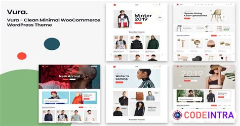 Vura Clean Minimal Woocommerce Wordpress Theme Codeintra