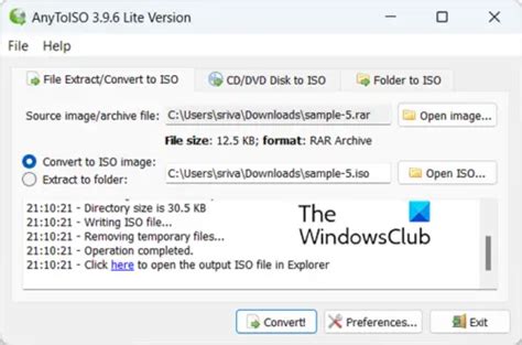 How To Convert RAR To ISO In Windows