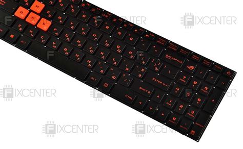Клавиатура для ноутбука ASUS ROG Strix GL502, GL702 с RED подсветкой ...