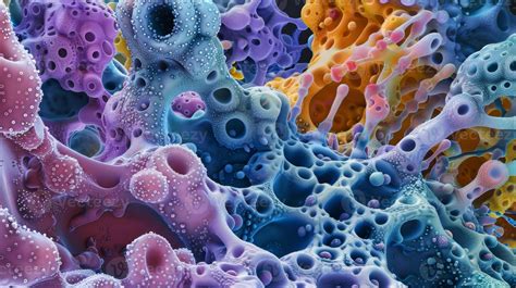 An Electron Microscope Image Of Peroxisomes Revealing Their Intricate