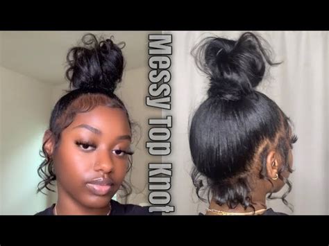 Cute Bun Hairstyles For Black Hair