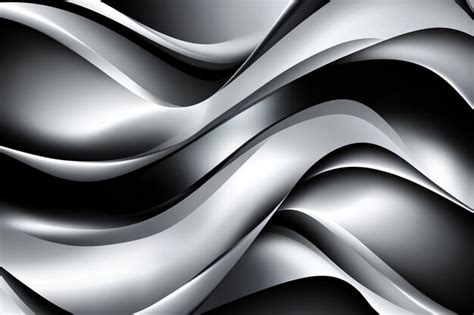 Abstract Black And Silver Background Design Premium Ai Generated Image