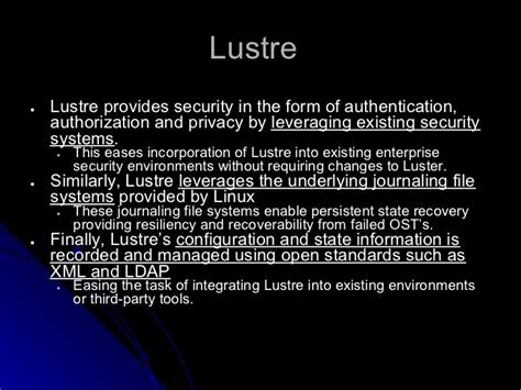 Survey Of Clusteredparallelfilesystems004lanlppt