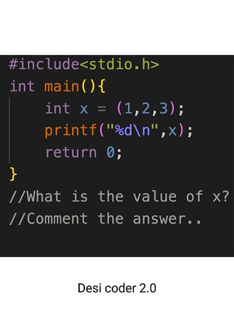What Will It Print Cprogramming Codingforbeginners Youtube