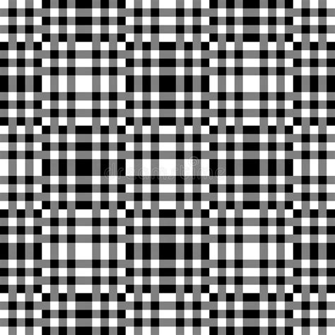 Abstract Geometric Black And White Seamless Pattern For Web Page Textures Card Poster Fabric