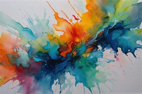 Explosive Color Symphony Premium Ai Generated Image Explosive Color Symphony Premium Ai Generated Image