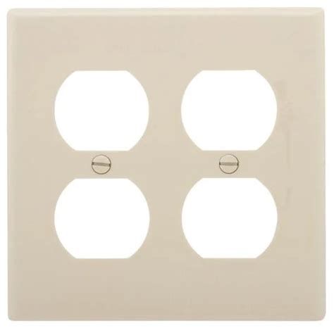 Cooper Wiring 5150la 2 Gang Duplex Receptacle Wall Plate Lt Almond • Top Equipment Spares
