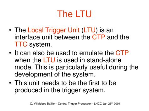 Ppt The Central Trigger Processor Technical Design Report Powerpoint