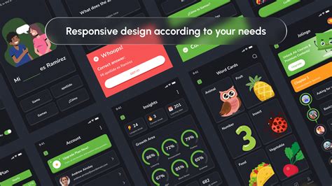 jolingo language learning app ui kit figma