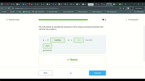 93 Module 8 Quiz Python Developer Sololearn Youtube