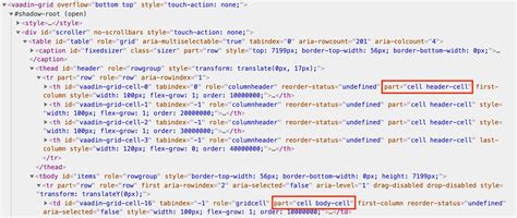 Styling Components Customization Design System Vaadin 14 Docs