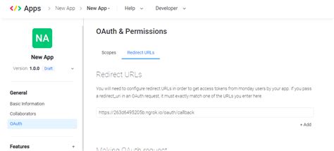invalid redirect uri error monday apps and developers monday