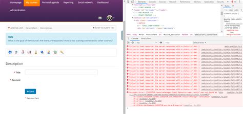 Multiple Errors With Ckeditor · Issue 3207 · Chamilochamilo Lms · Github