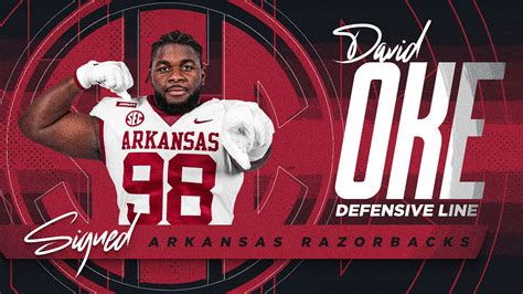 Razorbacks Add Abilene Christian Transfer David Oke Arkansas Razorbacks