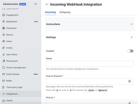 Rocketchat Webhooks Processing Slack Formatted Requests