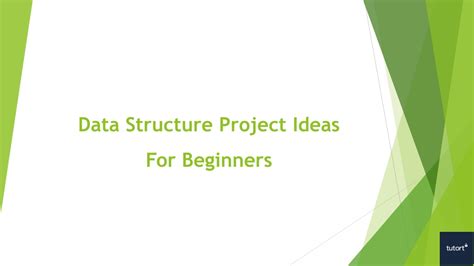 PPT Data Structure Project Ideas For Beginners PowerPoint Presentation ID