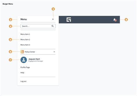 Burger Menu Jutro Digital Platform