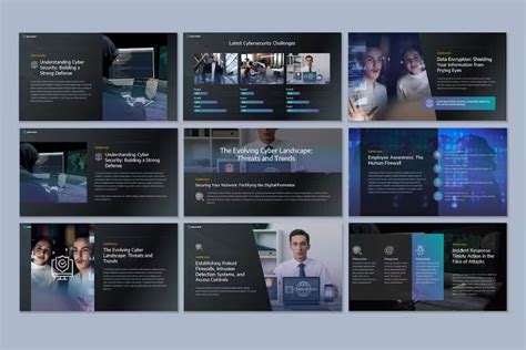 Techure Cybersecurity Powerpoint Template Slidehack