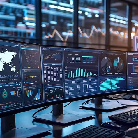 Digital Analytics Dashboard With Key Performance Indicators Premium