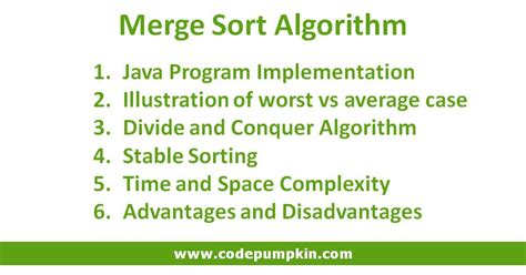 Merge Sort Sorting Algorithm Code Pumpkin