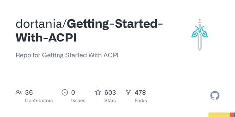 Getting Started With Acpissdt Platformmd At Master · Dortaniagetting