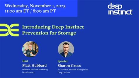 Introducing Deep Instinct Prevention For Storage