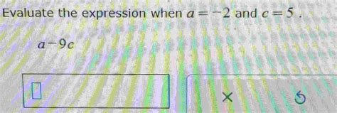 Solved Evaluate The Expression When A And C A C Chegg Com
