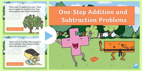 One Step Addition And Subtraction PowerPoint Teacher Made