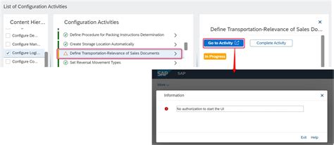 solved cbc no authorization to start the ui sap community